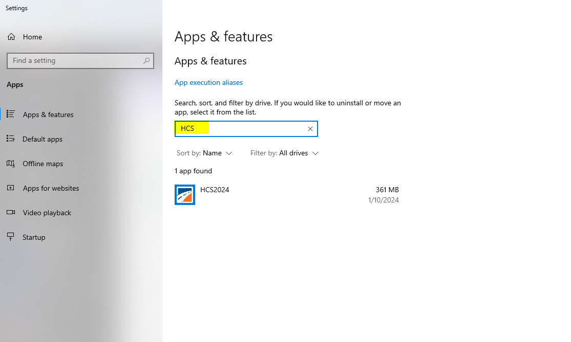 Uninstall - McTrans Center
